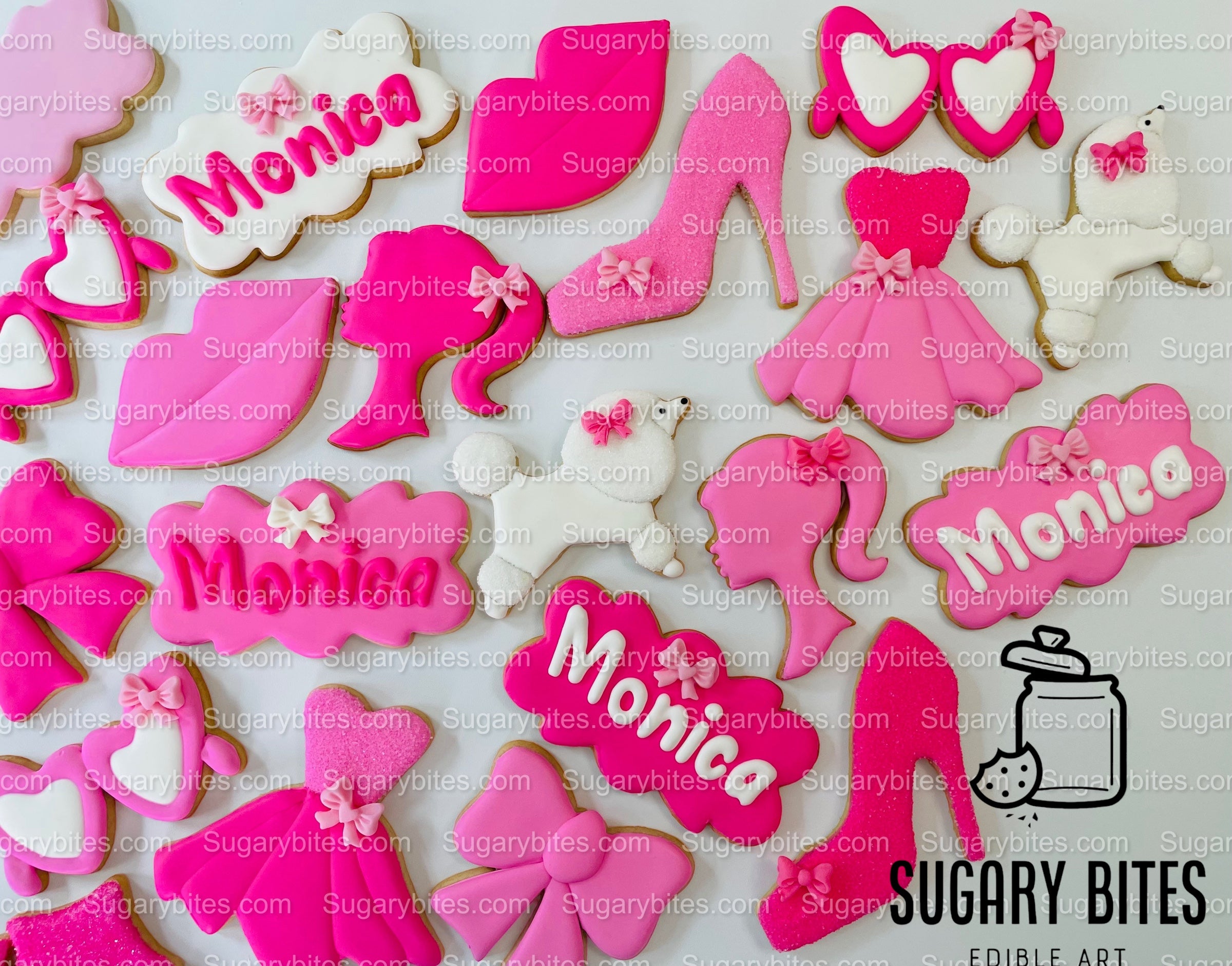 Pink Cookies, Party Favors, (Large Decorated Cookies), includes 14 dec ...