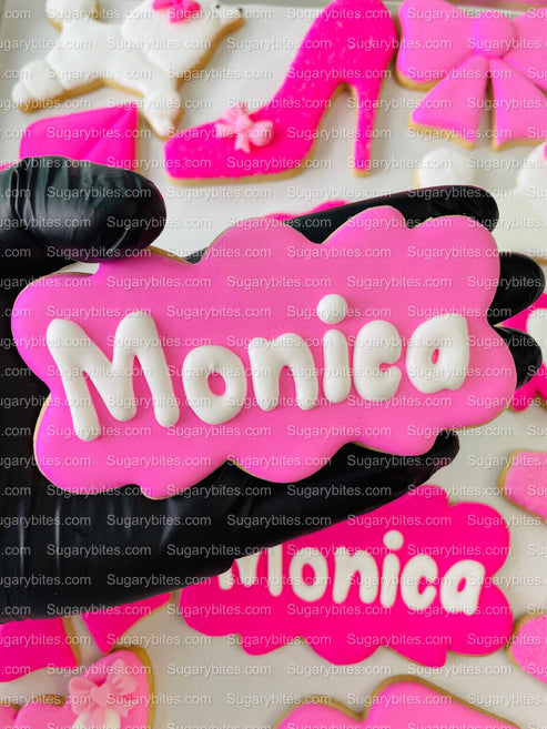Pink Cookies, Party Favors, (Large Decorated Cookies), includes 14 dec ...